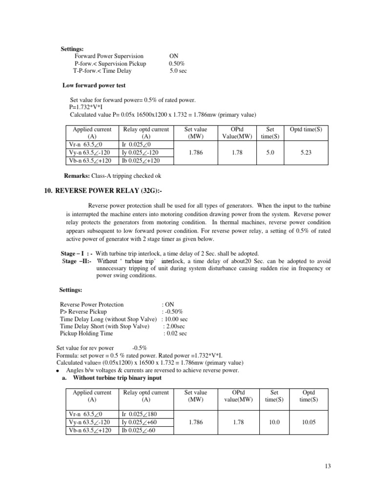 Generator-Protection-Functions-And-Test-Methods-Part 4 | PDF | Electric ...