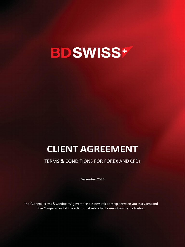 General Terms Conditions - BDS | PDF | Contract For Difference | Derivative (Finance)