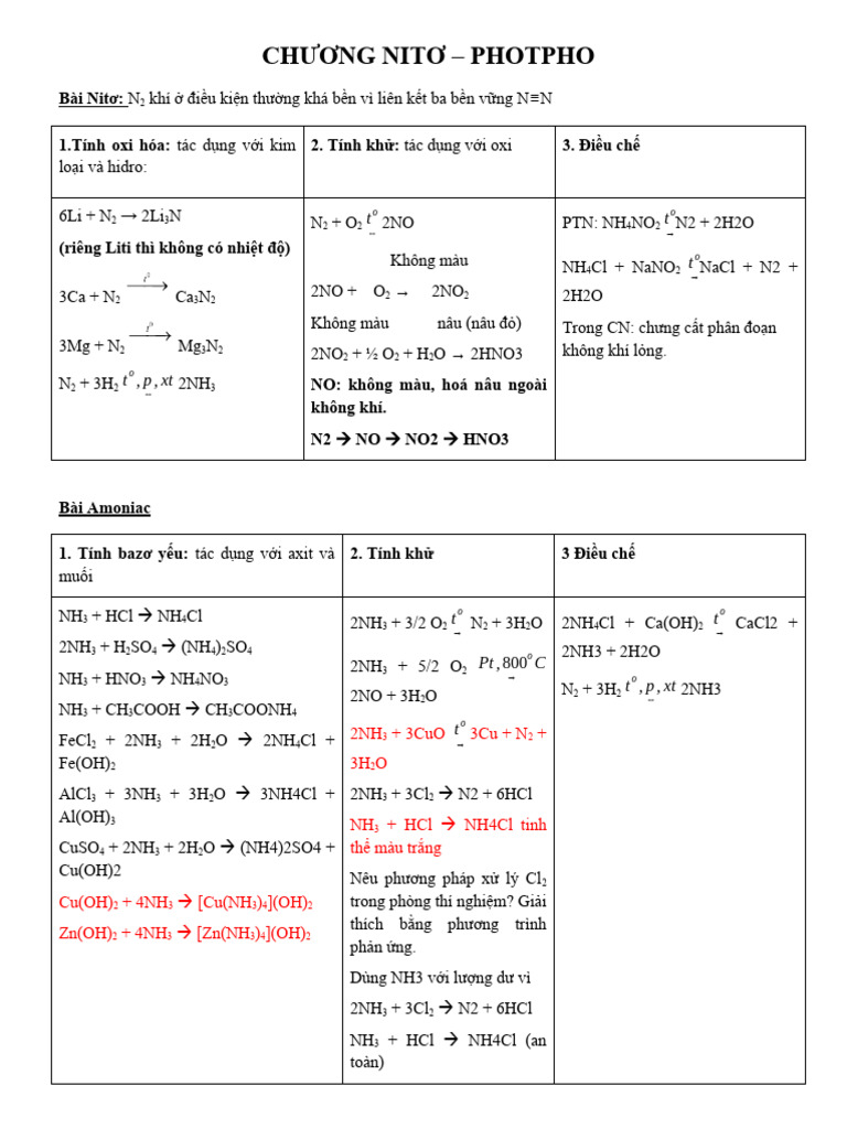 Ly-thuyet-chuong-Nito-Photpho | PDF
