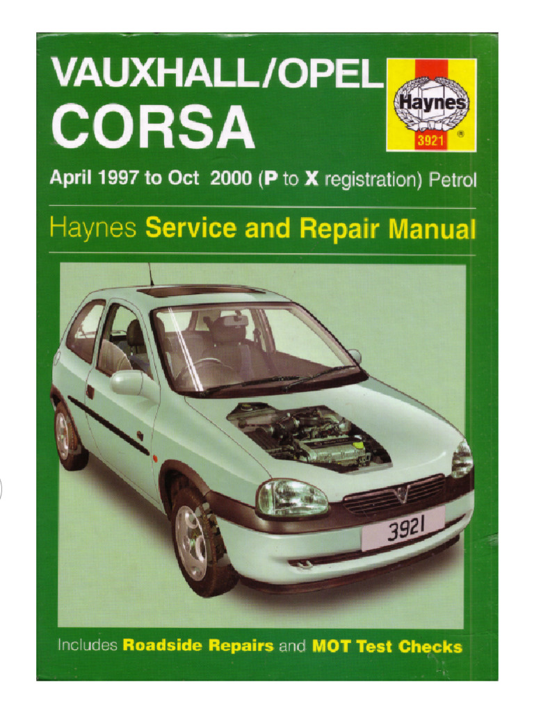 Opel Opel Corsa Opel Corsa 1997 2000 Workshop Manual | PDF