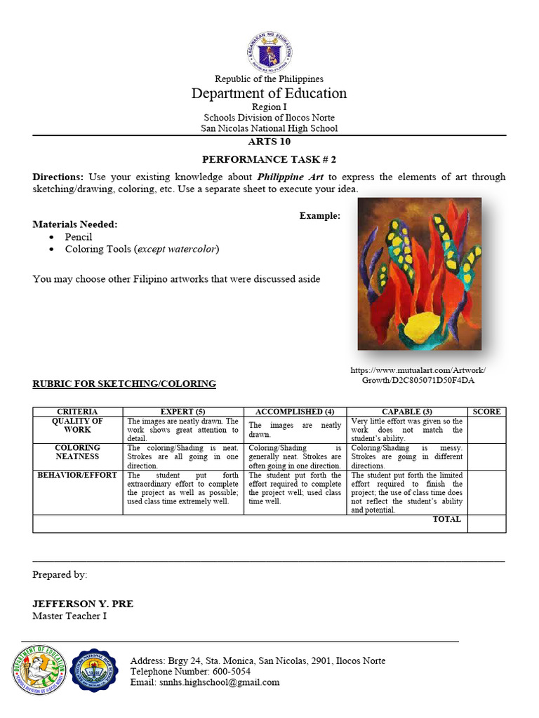 P2 Arts 10 | PDF | Cognition