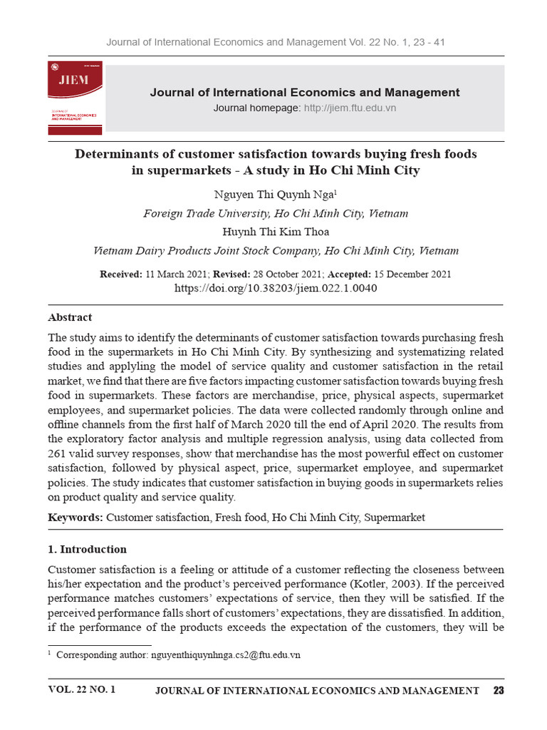 0 - Determinants of Customer Satisfaction Towards Buyi | PDF