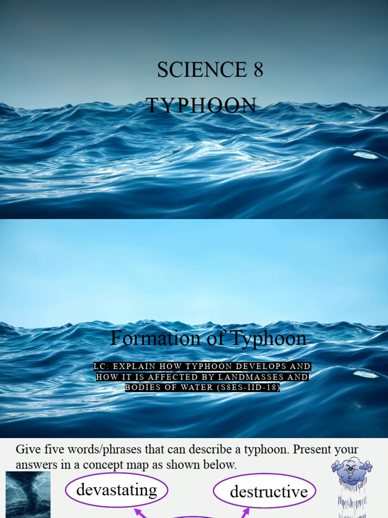 Typhoon Formation PPT Intro | PDF | Tropical Cyclones | Eye (Cyclone)