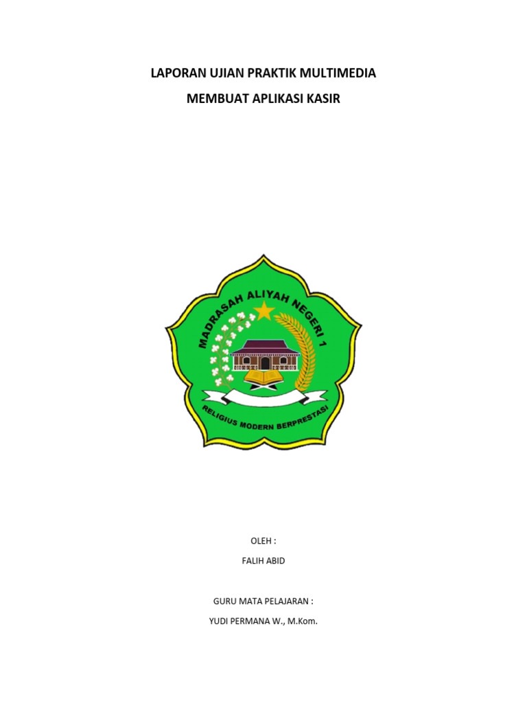 Laporan Ujian Praktik Multimedia | PDF