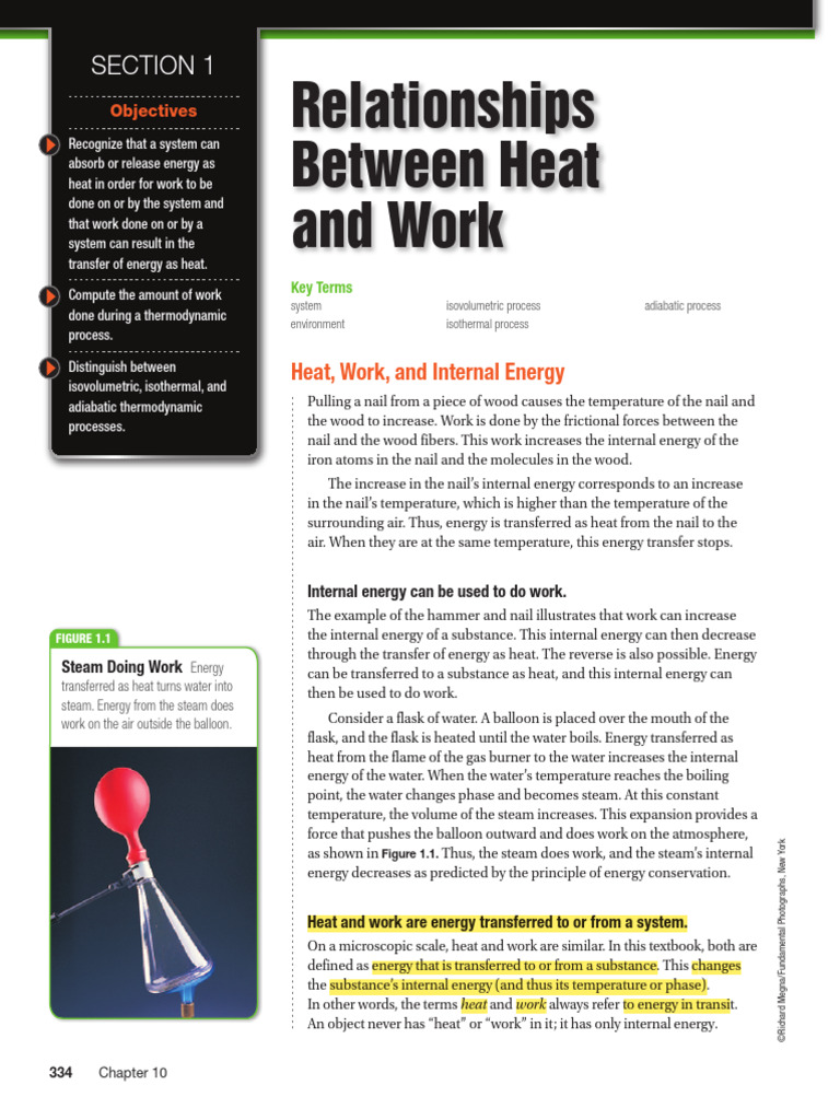 Heat and Work in Thermodynamics | PDF | Heat | Gases