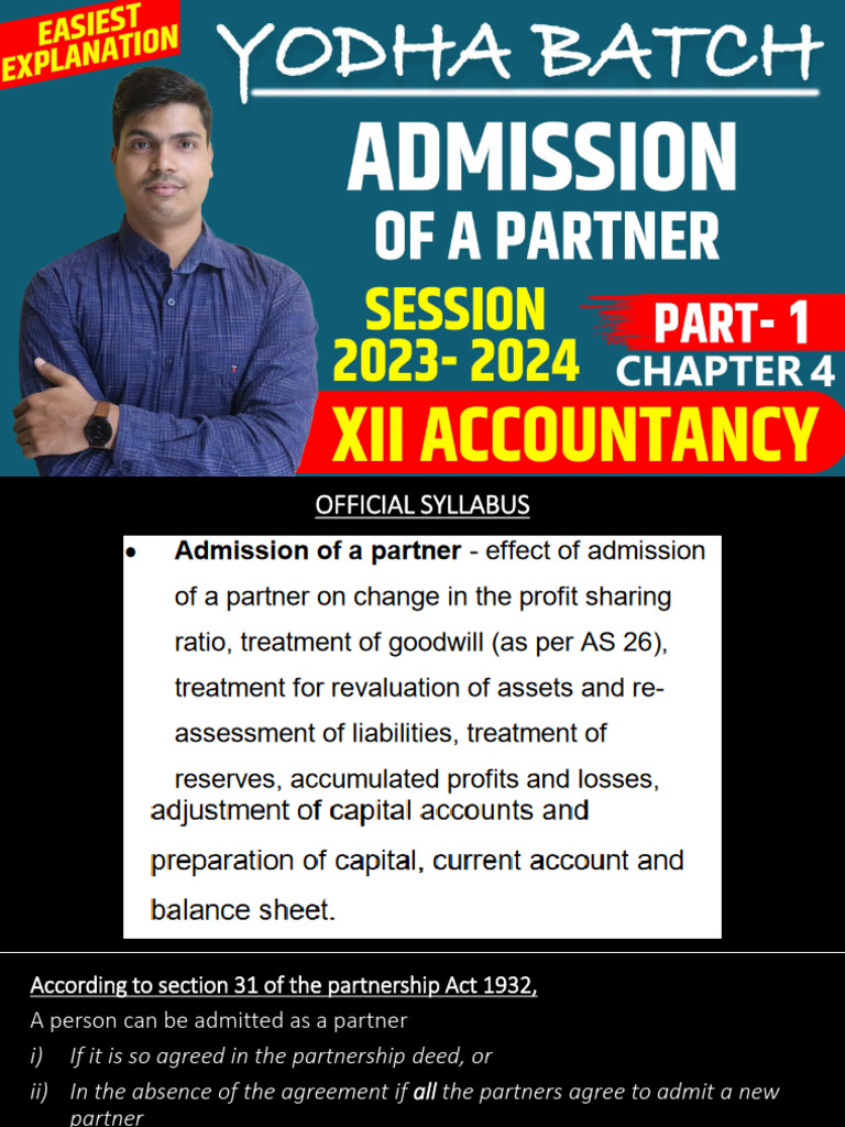 Admission of A Partner 2024.. | PDF | Business