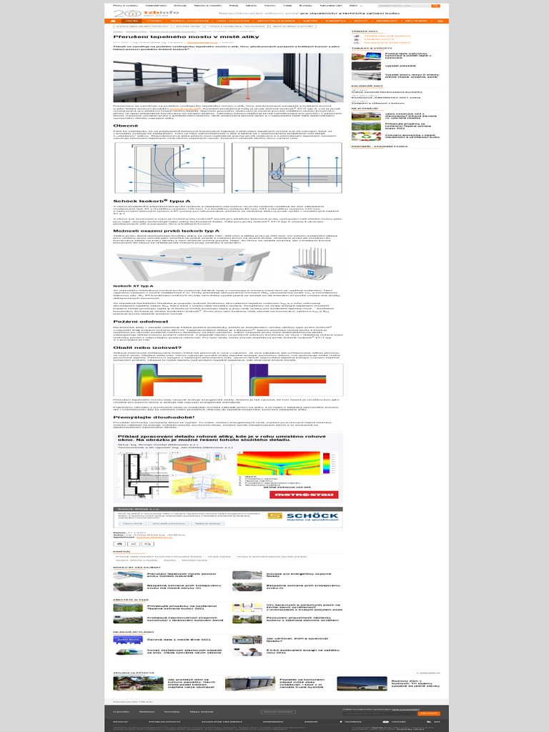 ISO Nosník - Atika - Přerušení Tepelného Mostu V Místě Atiky - TZB-info ...