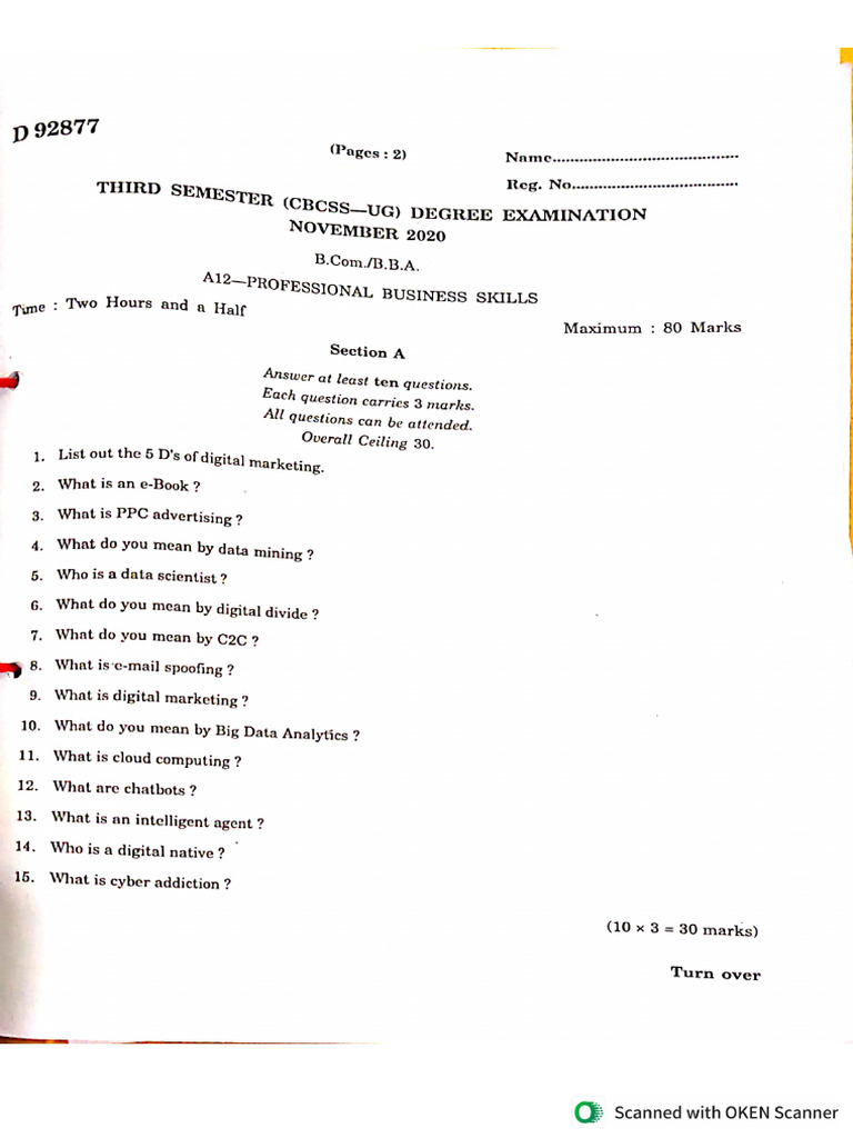 Pbs 2020 - 1 | PDF