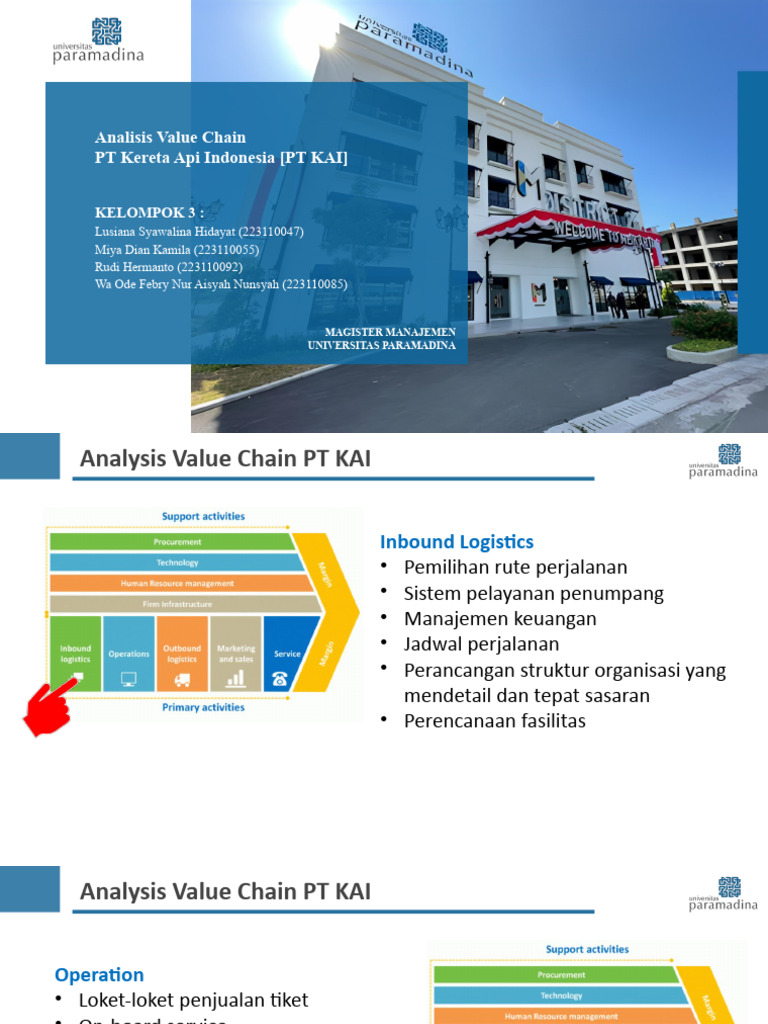 Kelompok 3 Analisis Value Chain PT KAI | PDF