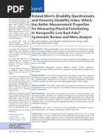 OrthoToolKit Modified Oswestry Low Back Pain Disability Questionnaire ...