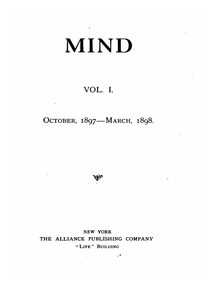 Mind Vol.01 | PDF