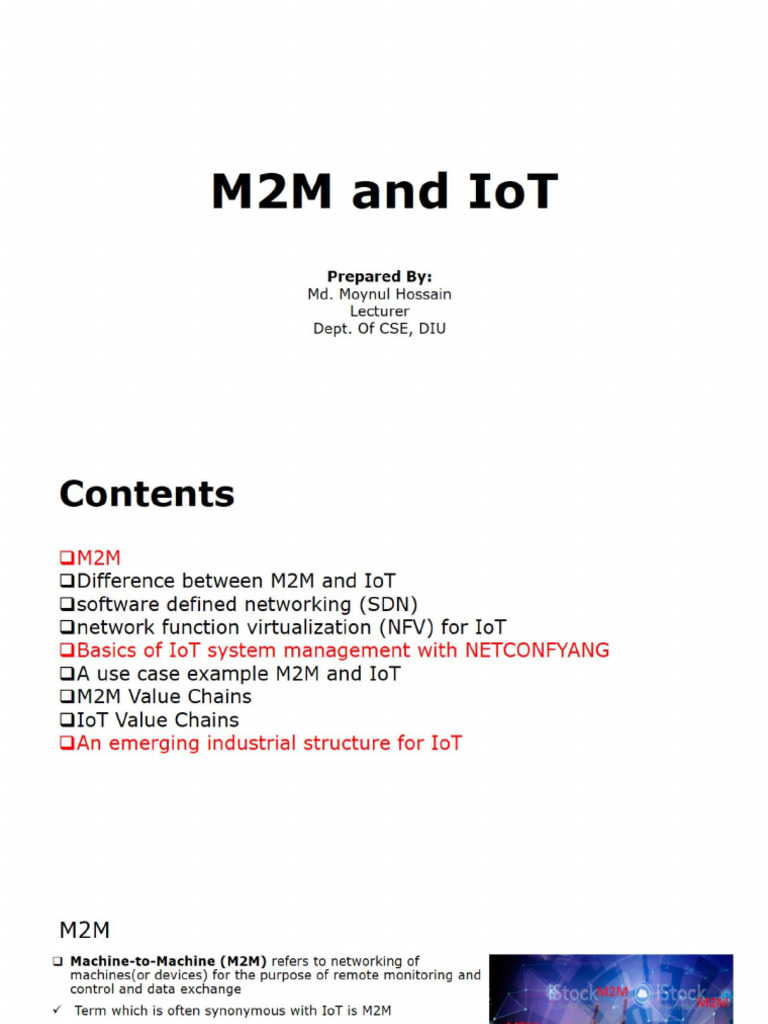 M2M and IoT | PDF
