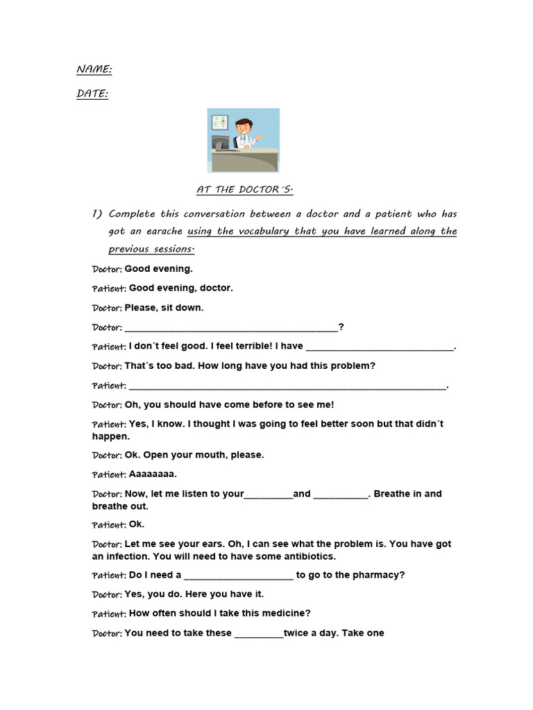 Doctor-Patient Dialogue | PDF