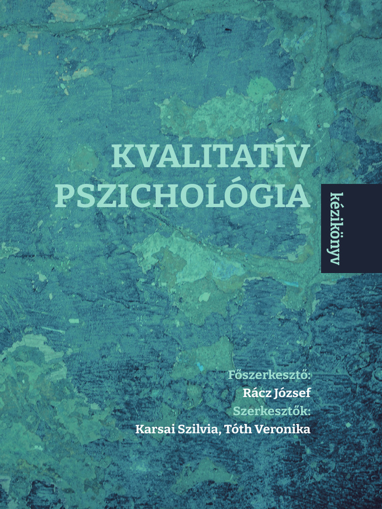 Racz Jozsef Kvalitativ Pszichologia Tankonyv Web | PDF