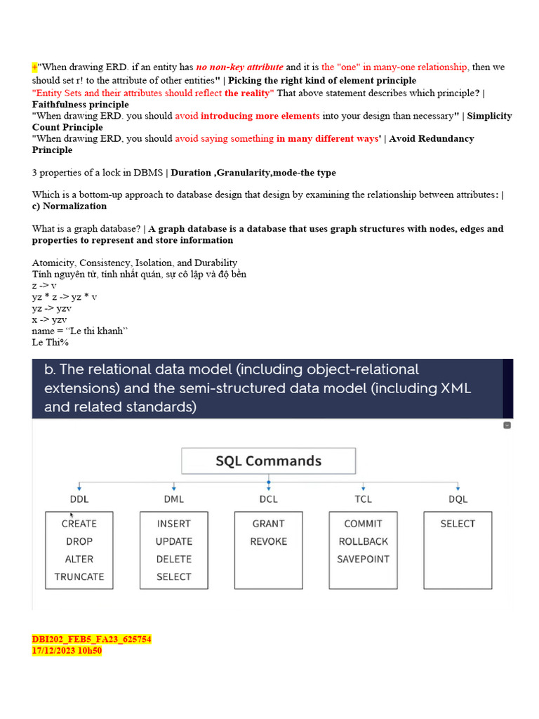 PRACTICE DBI202_FE_2024 | PDF | Databases | Data Management