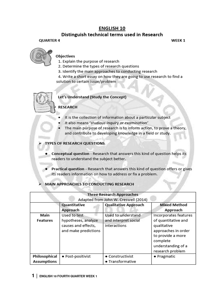 ENGLISH 10 Quarter 4 Week 1 (6 Pages With Watermarks) | PDF ...