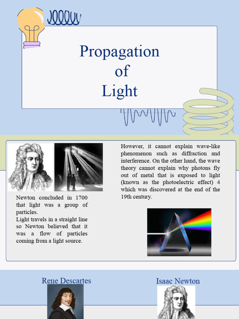 Understanding Light Propagation and Behavior | PDF | Light | Reflection ...