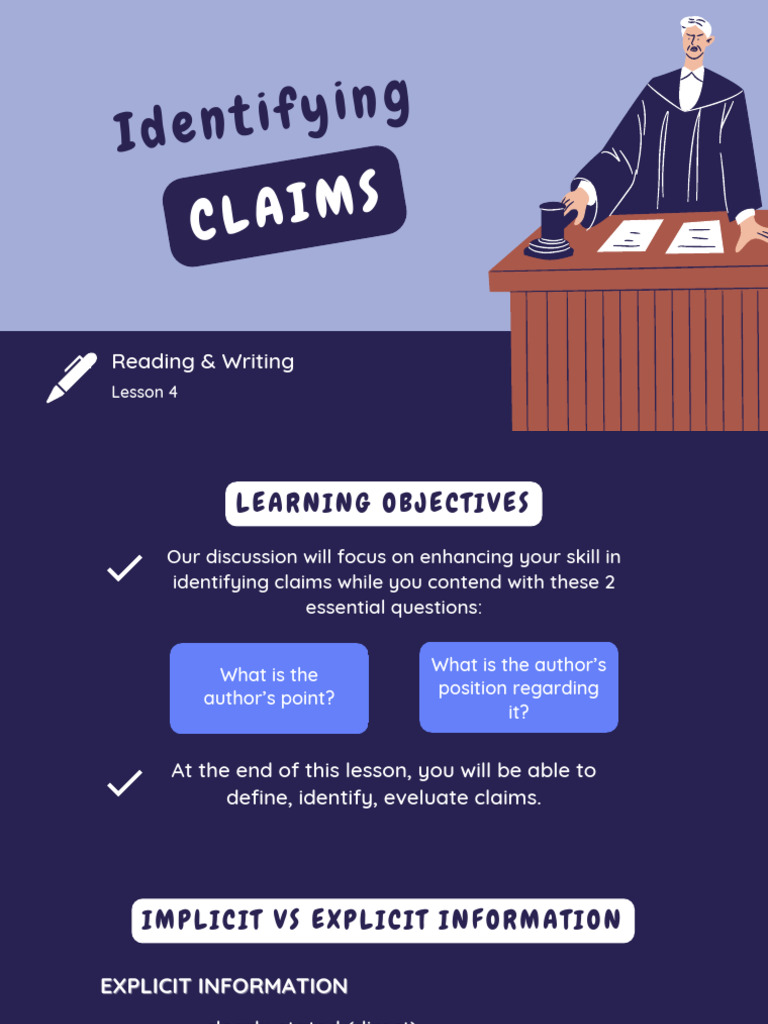 7 Identifying Claims | PDF | Argument | Greenhouse Gas