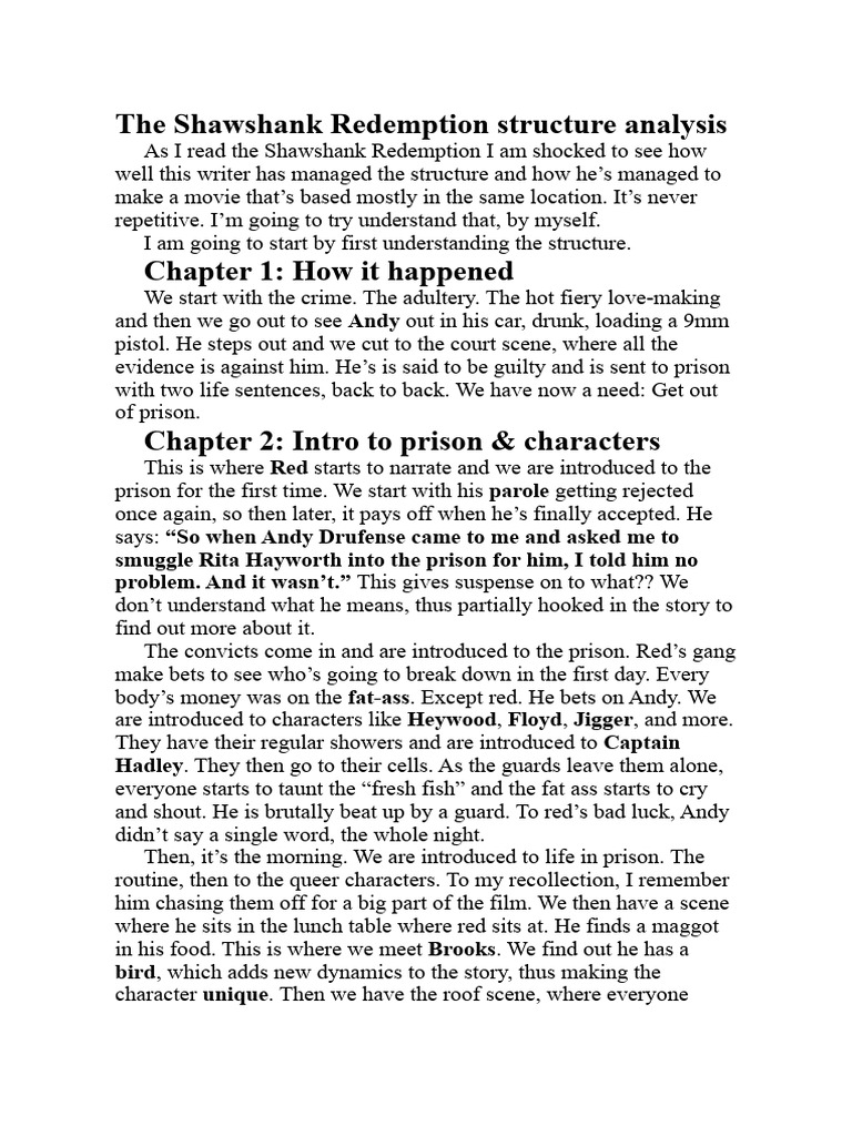 Shawshank Structure | PDF
