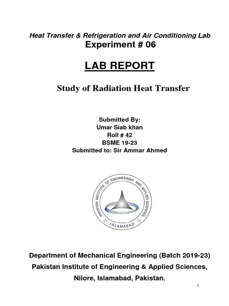 Ht Lab Manual 1 Final Pdf Waves Physical Phenomena