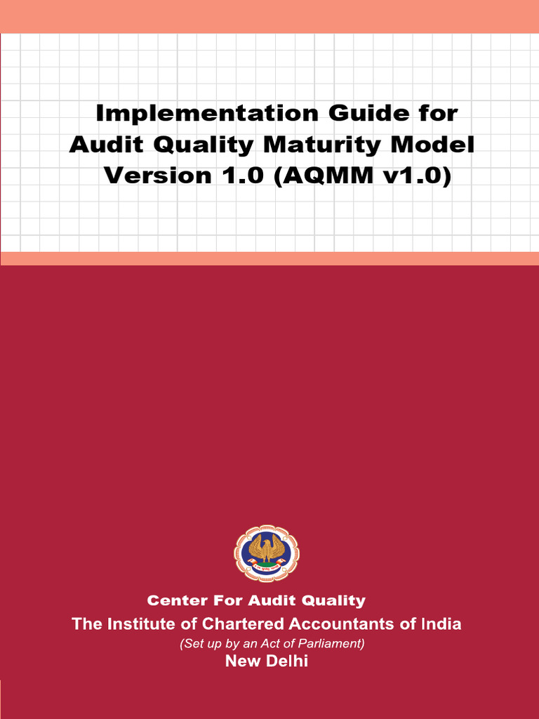 Audit Quality Maturity Model | PDF | Audit | Financial Audit