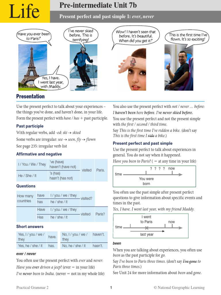 Pre-Int Unit 7b Tita 2 | PDF | Rules | Style (Fiction)