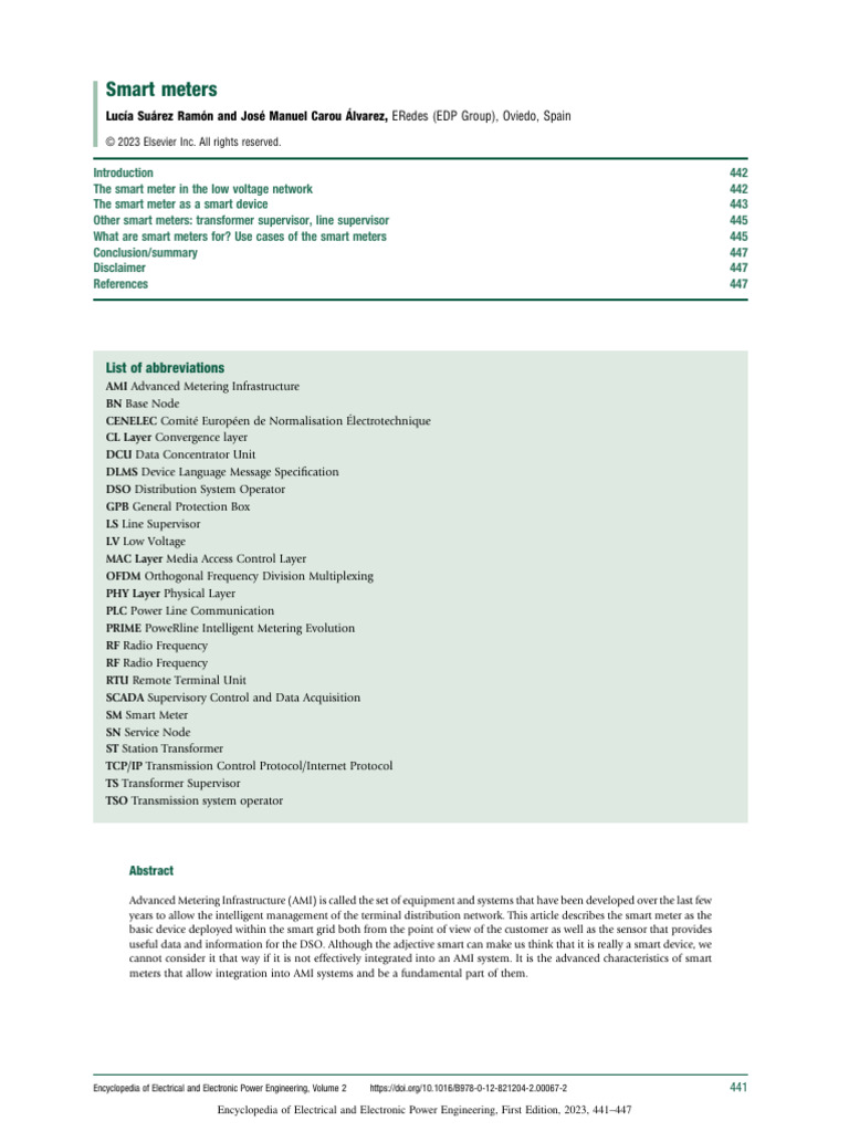 Smart meter | PDF | Smart Grid | Electrical Grid