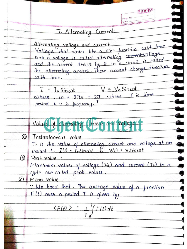 Alternating Current | PDF