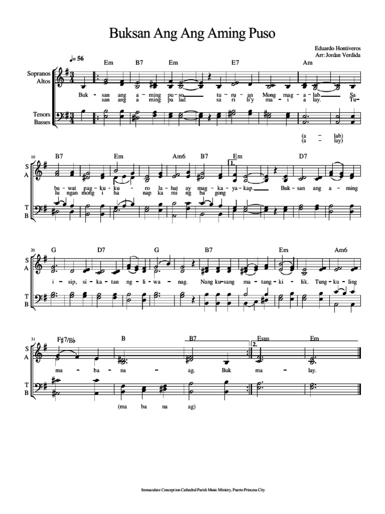 Buksan Ang Ang Aming Puso | PDF