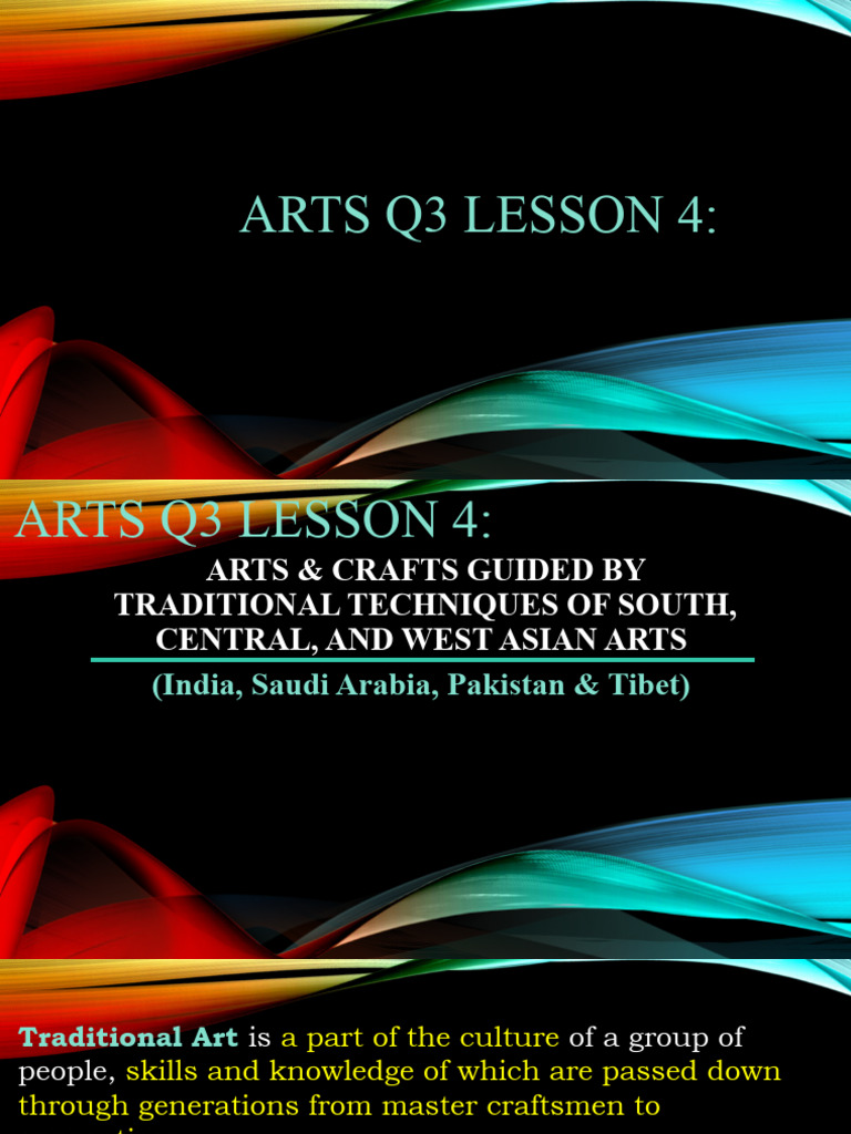 Arts q3 Lesson 4 | PDF