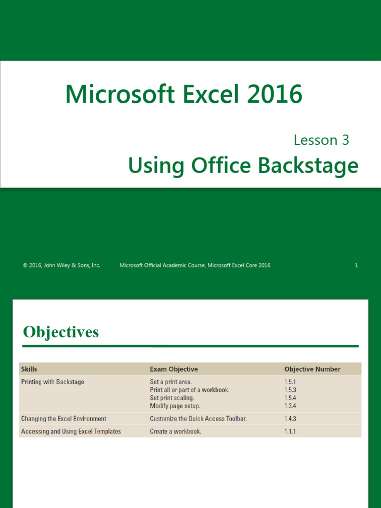 Lesson 3 Excel | PDF | Microsoft Excel | System Software