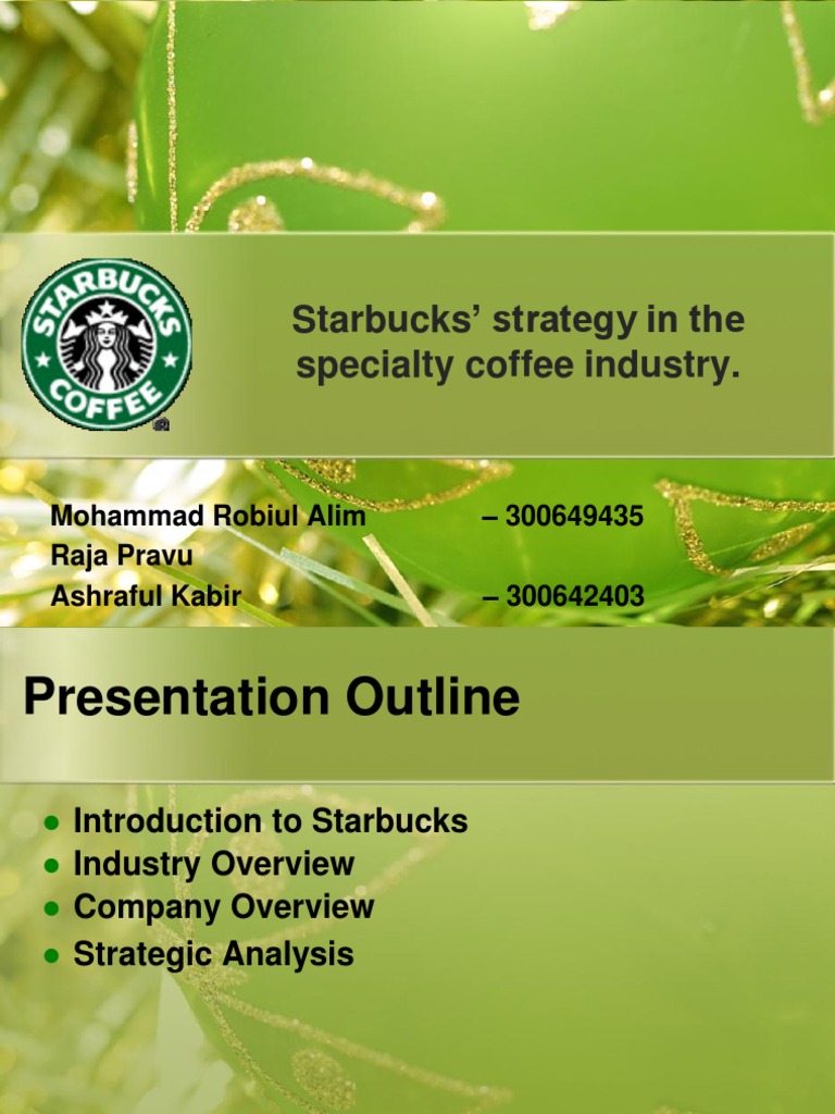 Starbucks Final | PDF | Starbucks | Strategic Management