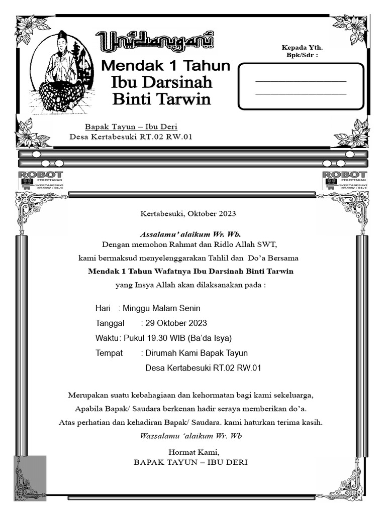 Mendak Tahun | PDF | Griya & Taman