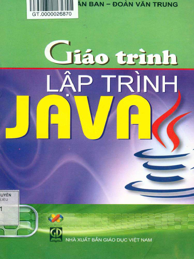 Giáo Trình Lập Trình Java | PDF