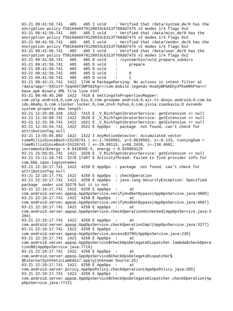Log | PDF | Android (Operating System) | Computer Science