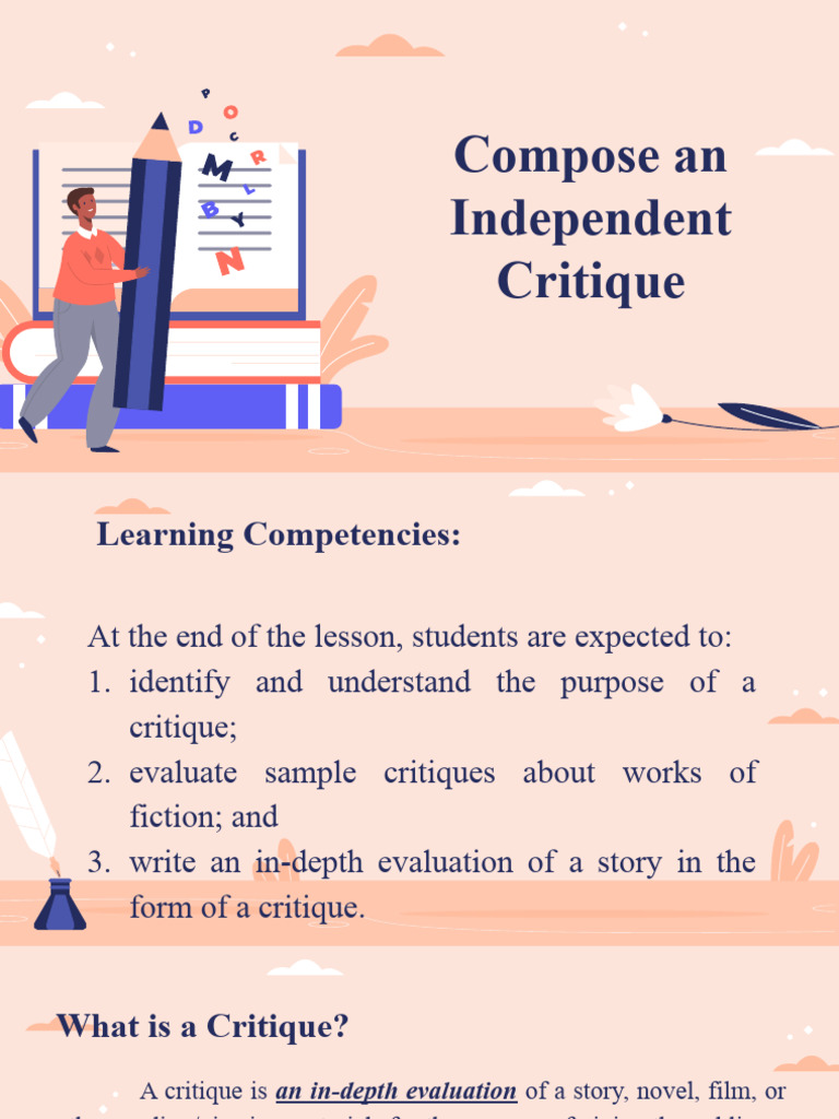 Module 3 Compose An Independent Critique | PDF