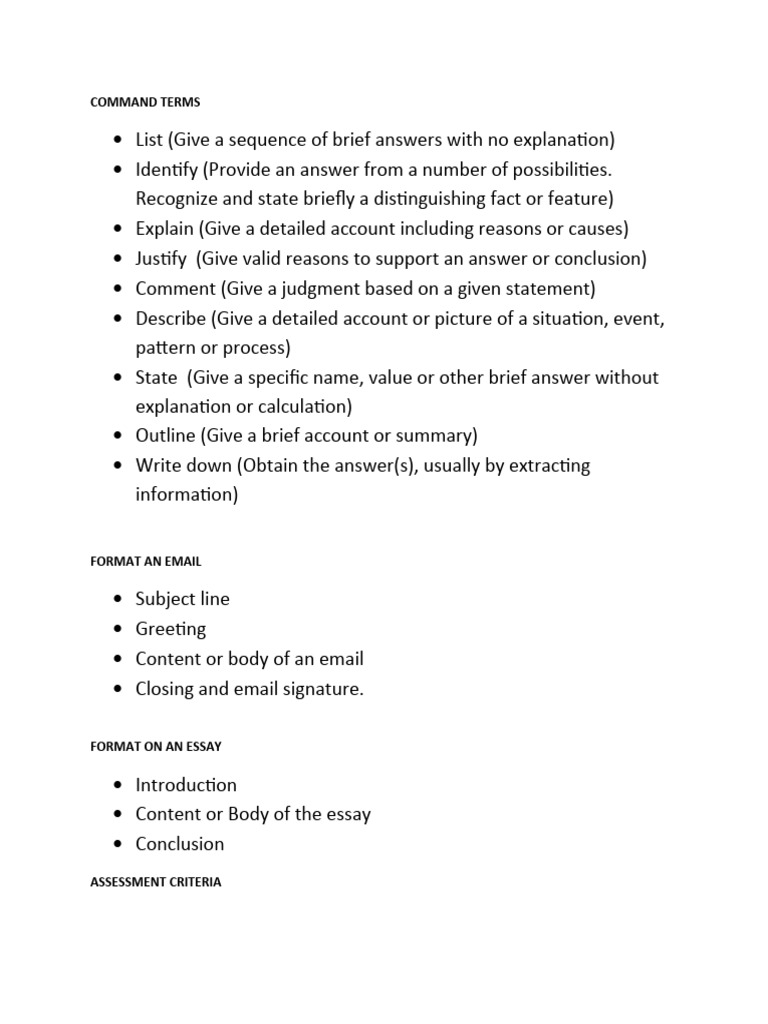 Assessment Cheat Sheet | PDF | Reason | Critical Thinking