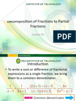 Partial Fractions Questions | PDF