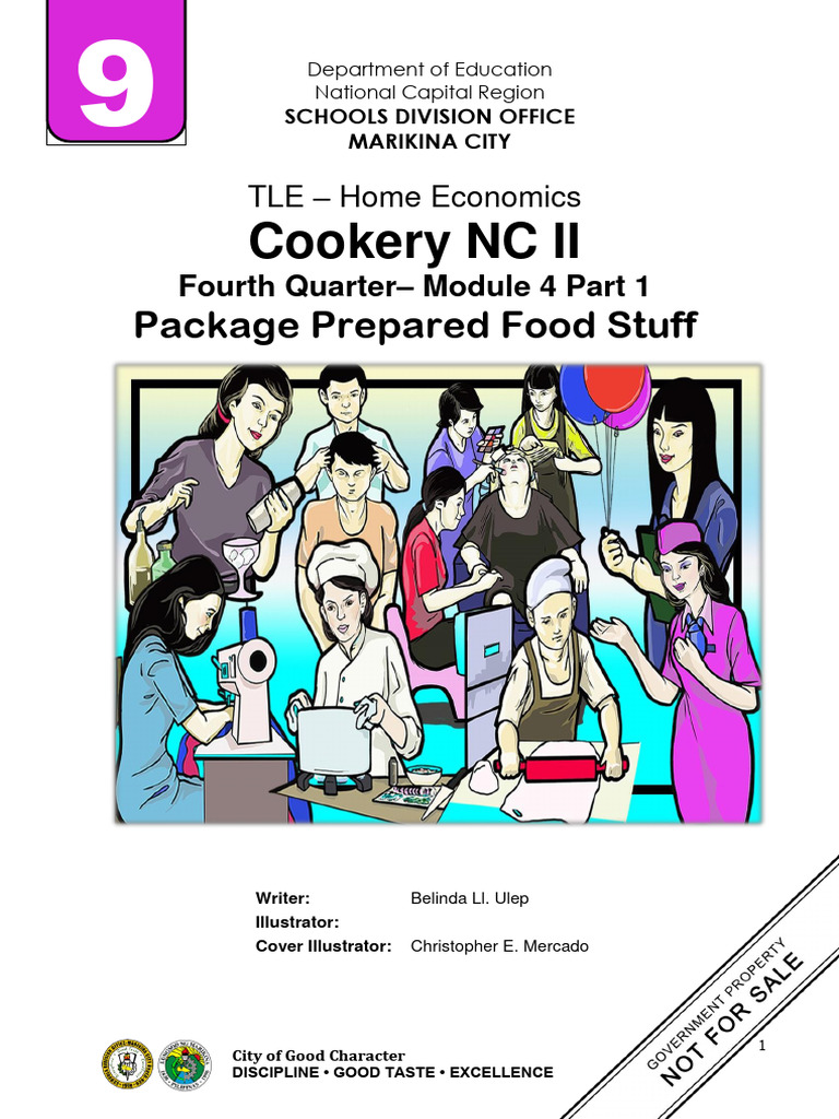 TLE-Cookery-9 Q4 M4.1 Pacakaging-Materials Final | PDF | Packaging And ...