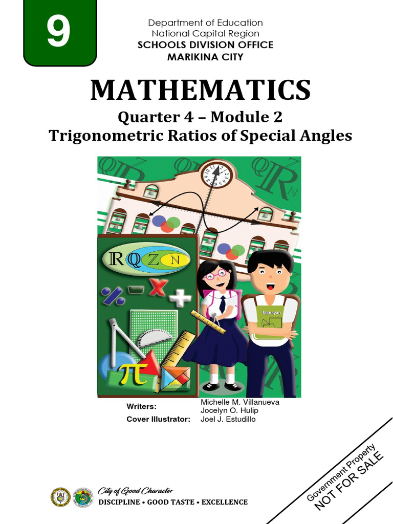 MATH GR9 QTR4-M2 24pages | PDF | Triangle | Trigonometric Functions