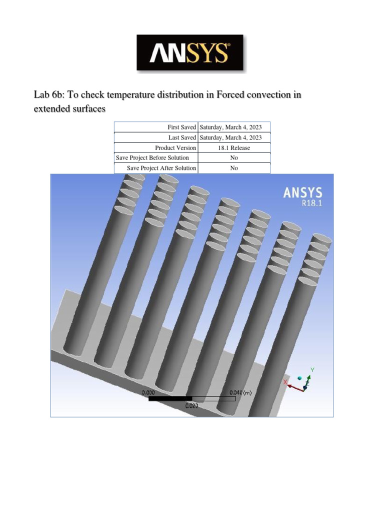 Lab 6b ANSYS | PDF