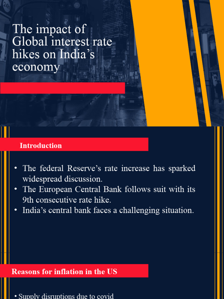 Impact of Global Rate Hikes on India | PDF | Business | Finance & Money ...