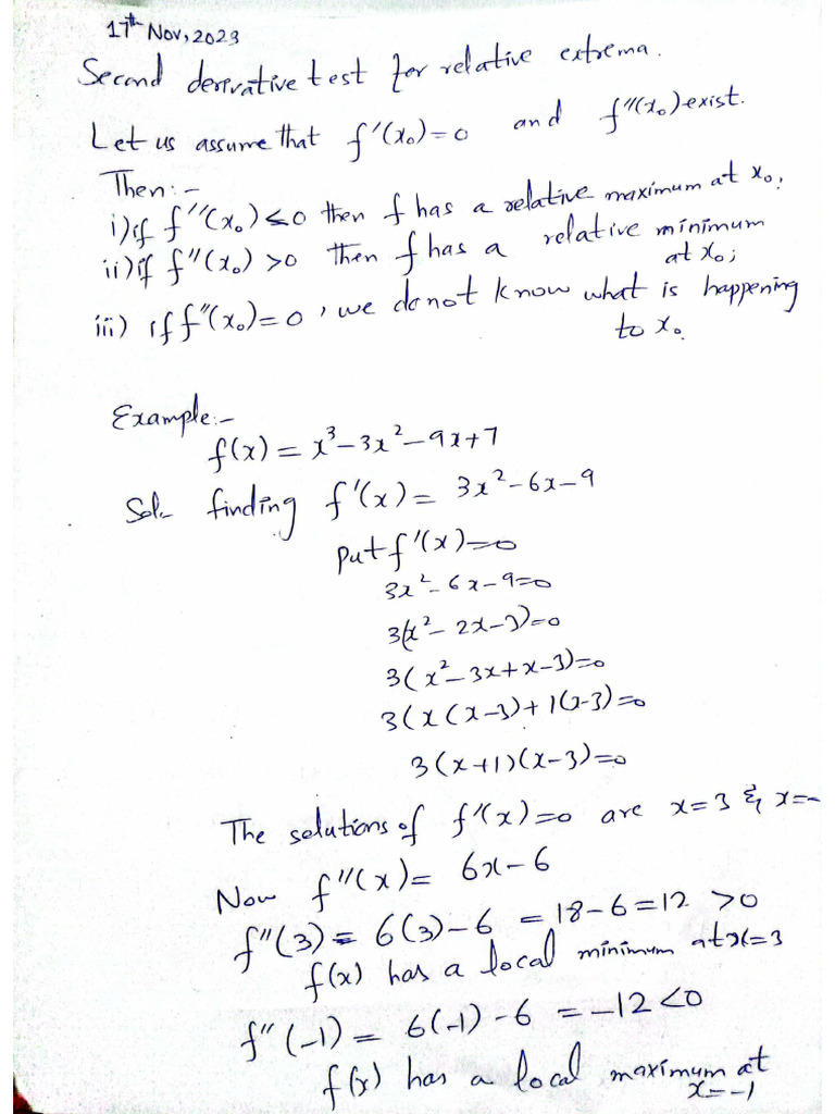Mean Value Theorem Rolles Theorem | PDF