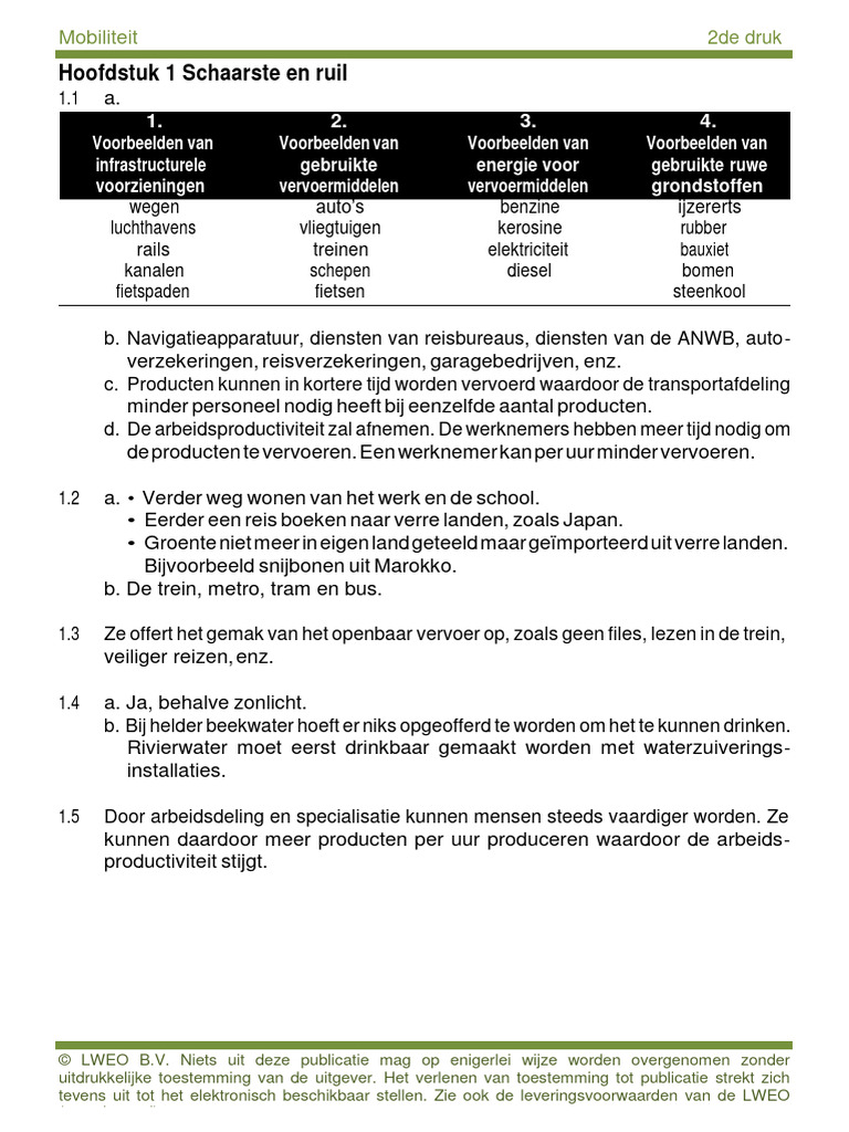 Opdrachten Mobiliteit 2 | PDF
