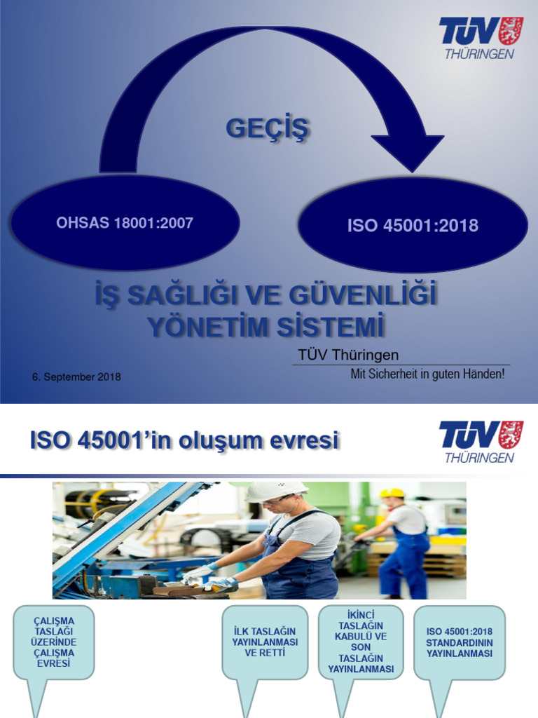 ISO 45001 2018 Standardı | PDF