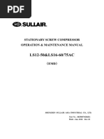 LS12-50&LS16-60/75LF 50&60HZ: Stationary Screw Compressor Operation & Maintenance Manual | PDF ...