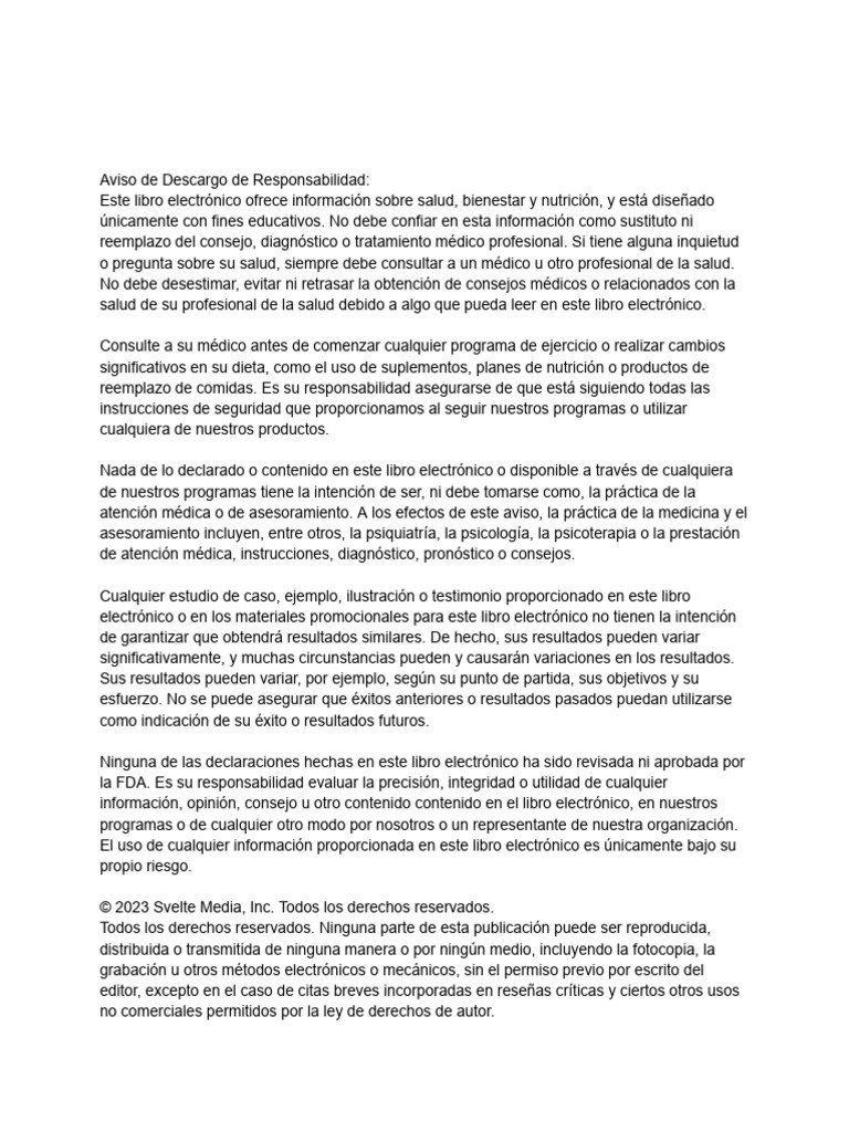 Guía Completa de MetaBody Fitness | PDF