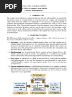 Parts of Computer and Their Functions | PDF | Random Access Memory | Computer Architecture
