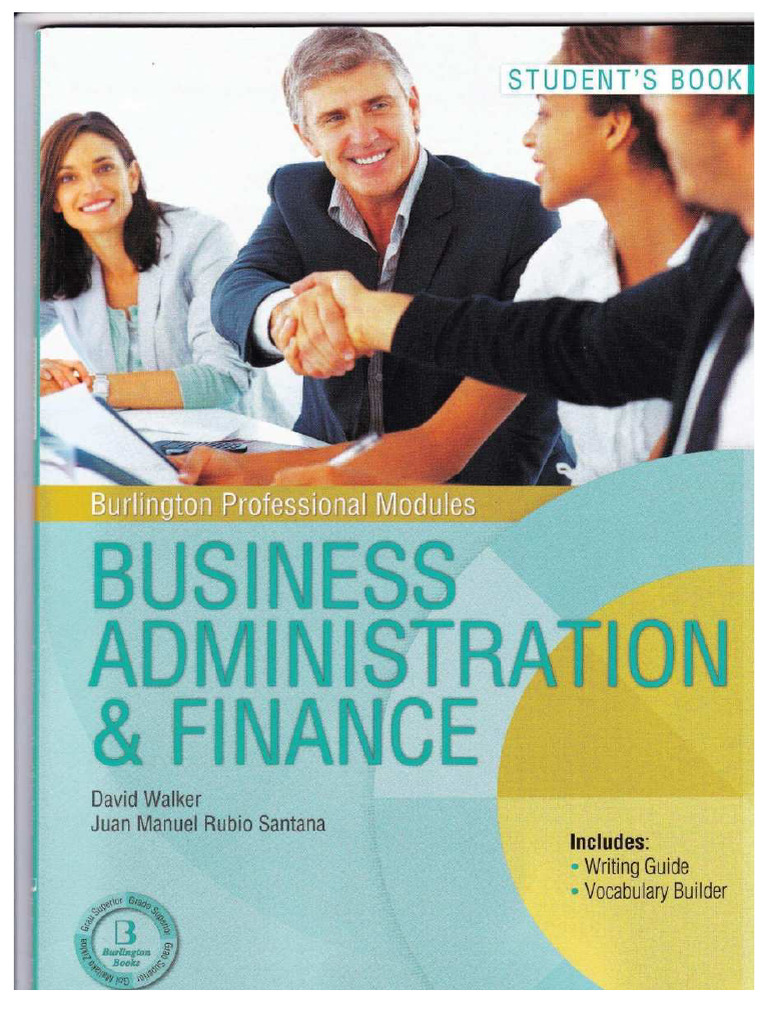 Administration & Finance Studentbook PDF | PDF