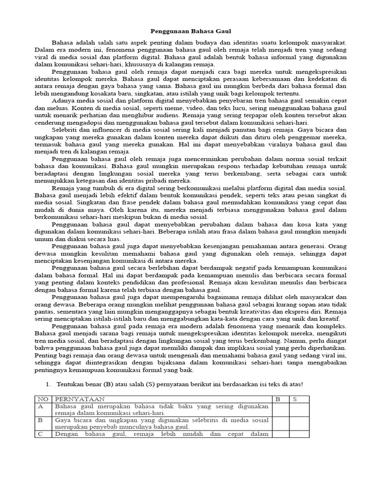 Latihan Soal ASAJ | PDF